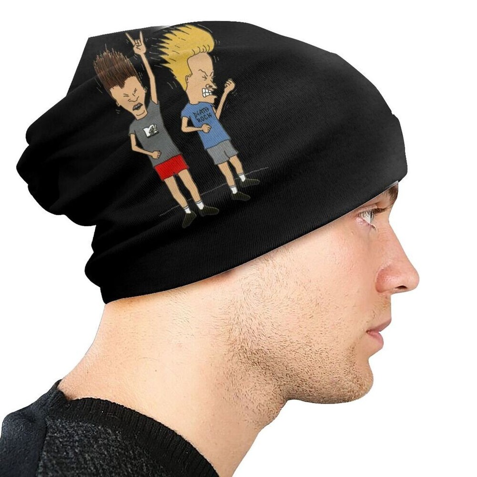 Brand New Beavis and Butthead Character Inspired Black Knit Slouch ...