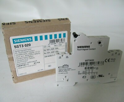 (NEW) Siemens Fault Signal Contact 5ST3020 | eBay