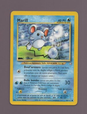 Pokémon n° 66/111 - MARILL - 40PV (B462) | eBay