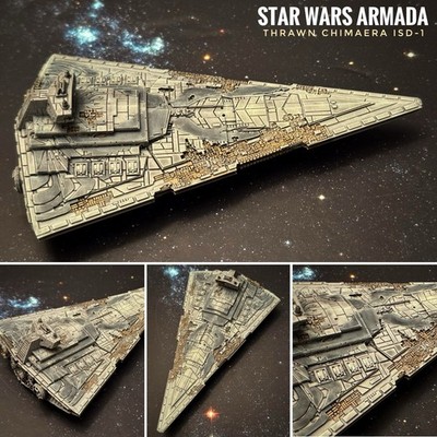 Star Wars Armada Thrawn Chimaera Imperial Star Destroyer ISD-1 ...