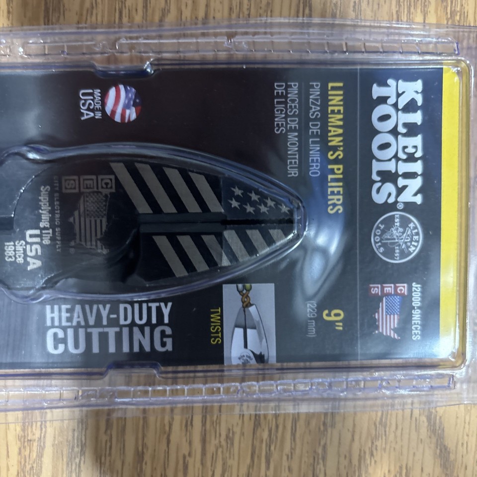 Klein Tools 9" Lineman's Pliers, 160 Years Limited Edition, J2000-9NECLX | eBay