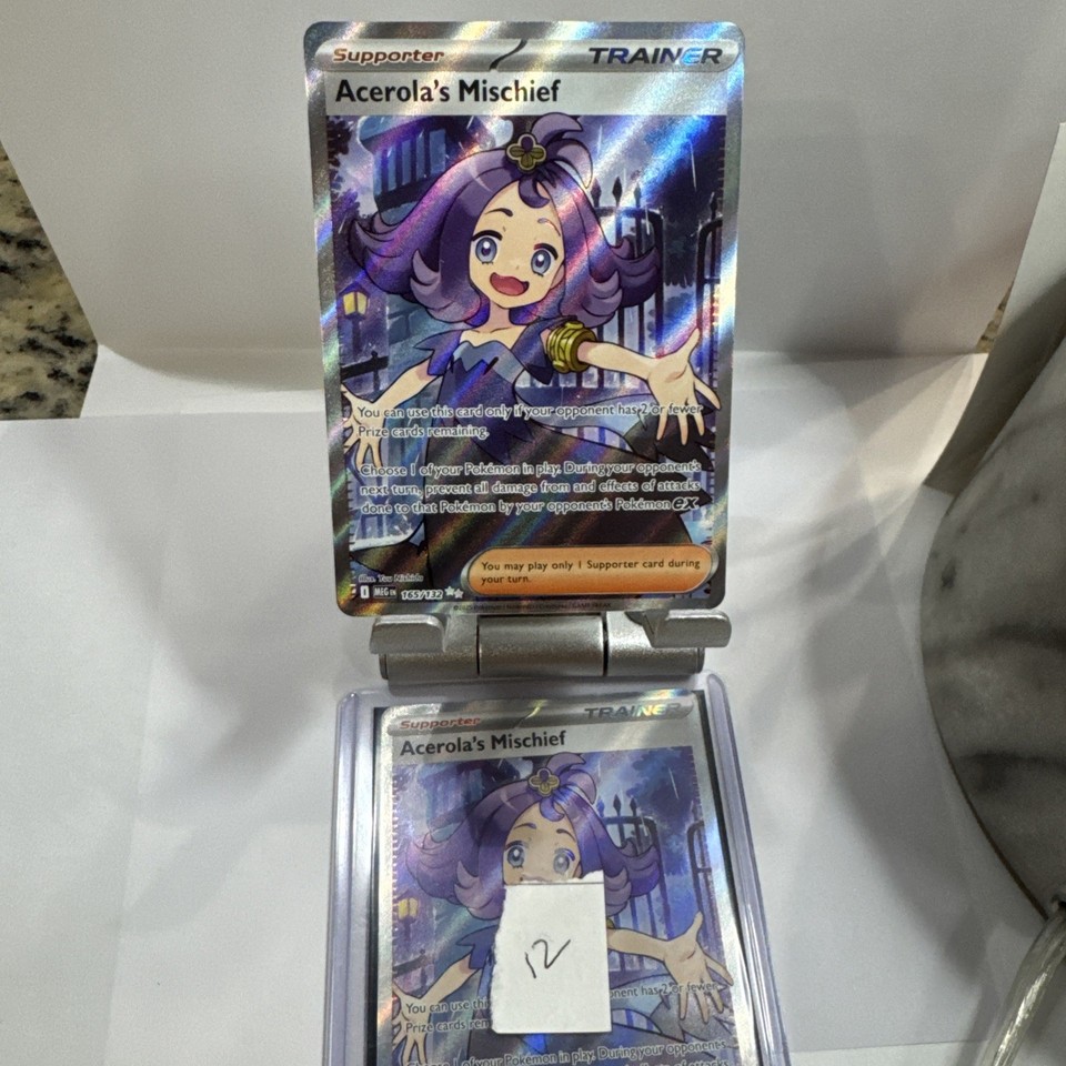 Pokemon Mega Evolution Acerola's Mischief English #165/132 NM | eBay