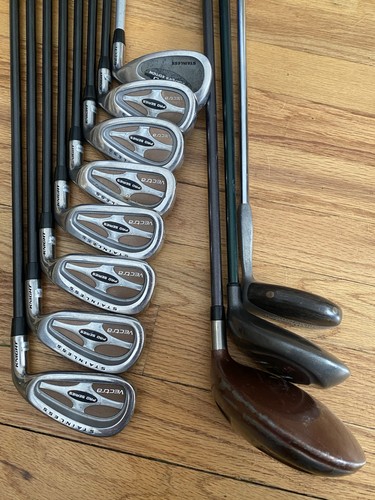 Mens Right-Handed Complete Beginner Golf Club Set Taylormade Driver ...