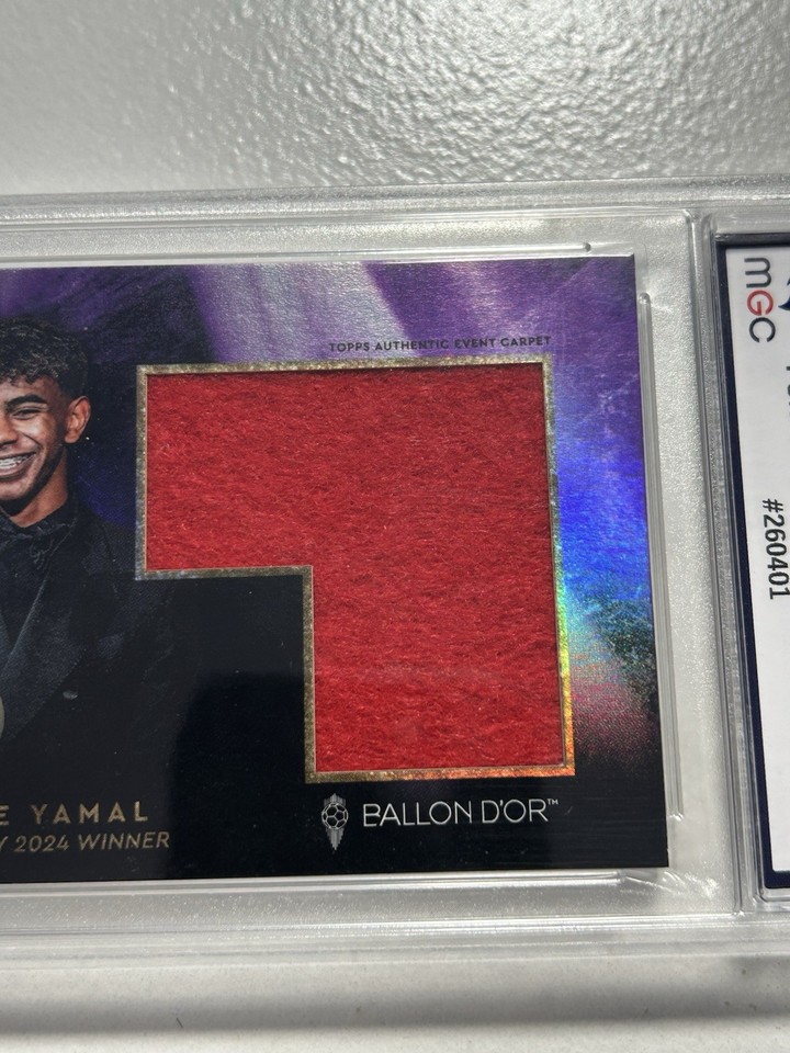 Lamine Yamal Ballon D’or Topps Football Card Kopa Trophy 20/25 MGC 9 ...