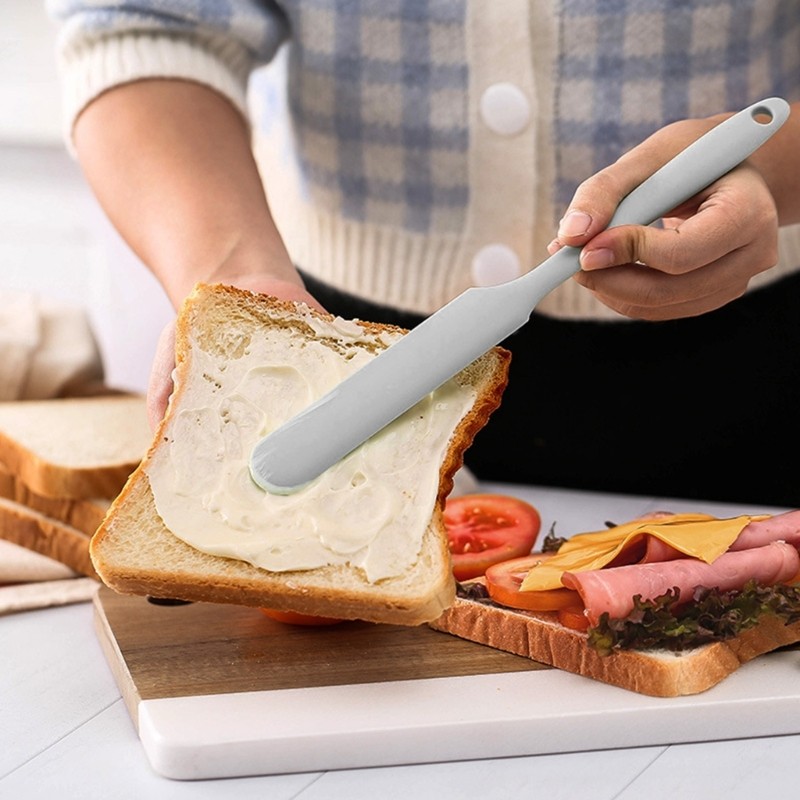 Cake Cream Spatulas Seamless One-piece Design Scraper Spoon for Cooking ...