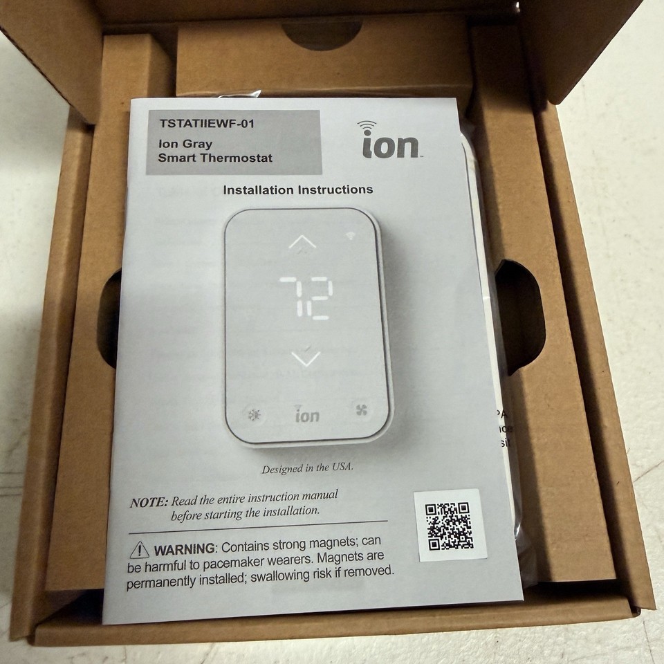 Ion Smart Thermostat [Pro Model] TSTATIIEWF-01 (BRAND NEW OPEN BOX ...