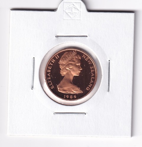 NEW ZEALAND PROOF: 1984 2 CENT COIN IN 2X2 HOLDER #5016 | eBay