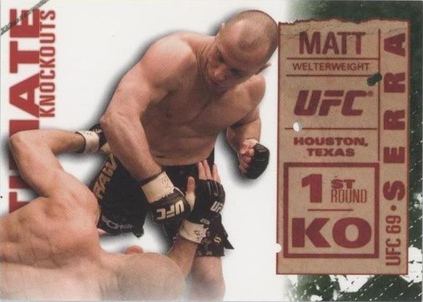 2013 Topps UFC Knockout - Ultimate Knockouts Green #UKO-21 Georges St ...