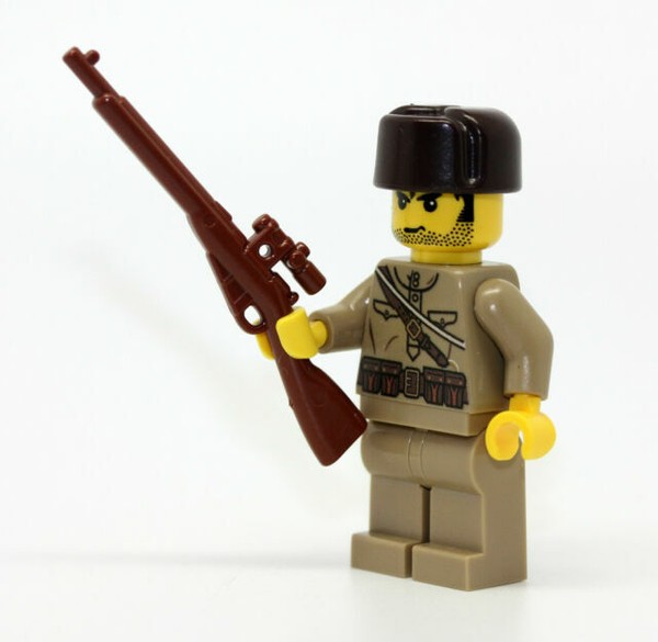 World War 2 Russian Sniper Mosin Ww2 Minifigure Made With Real Lego(r ...