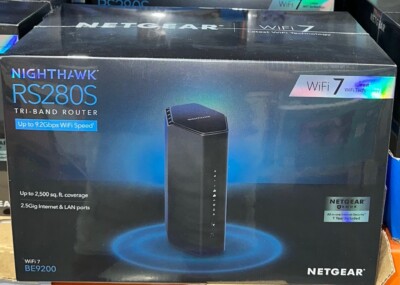 NETGEAR Nighthawk BE9200 Wi-Fi 7 Tri-Band Router RS280S-1CCNAS | eBay