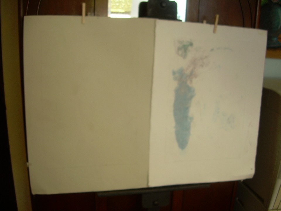 2 NICK MULLANEY 1994 Monotype SIGNED Nude Man Woman Pair in manner of ...