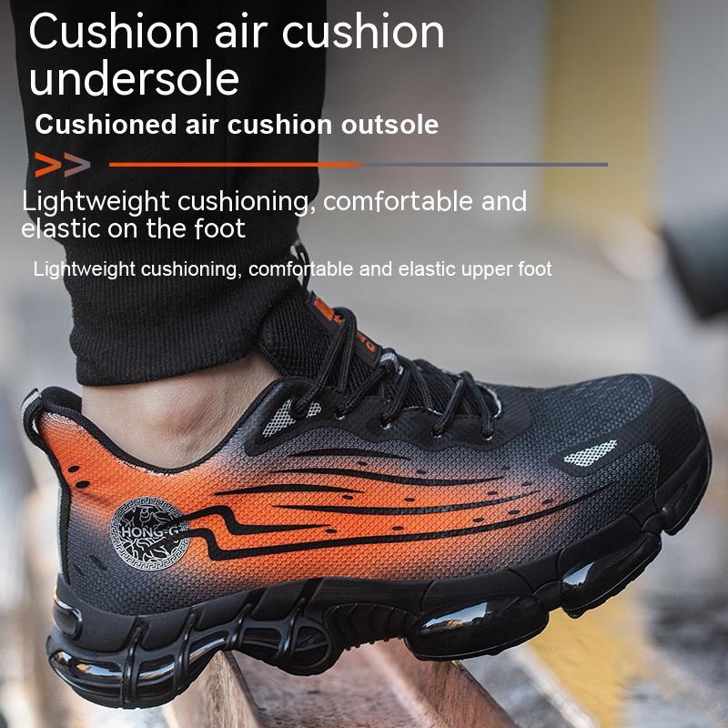 Mens Indestructible Safety Work Shoes Steel Toe Boots Lightweight ...