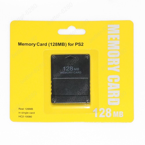 128MB Megabyte Memory Card Data For Sony PlayStation 2 PS2 Slim Game ...
