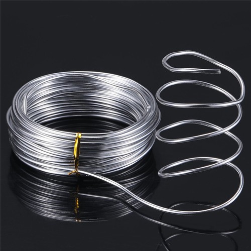 Aluminum Craft Wires Flexible Soft Silver Color Bendable Metal Wire For ...
