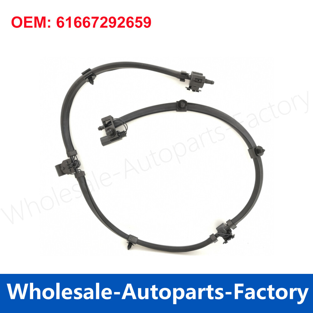 61667292659 Front Windshield Washer Nozzle Hose For BMW X5 X6 F15 F16 ...
