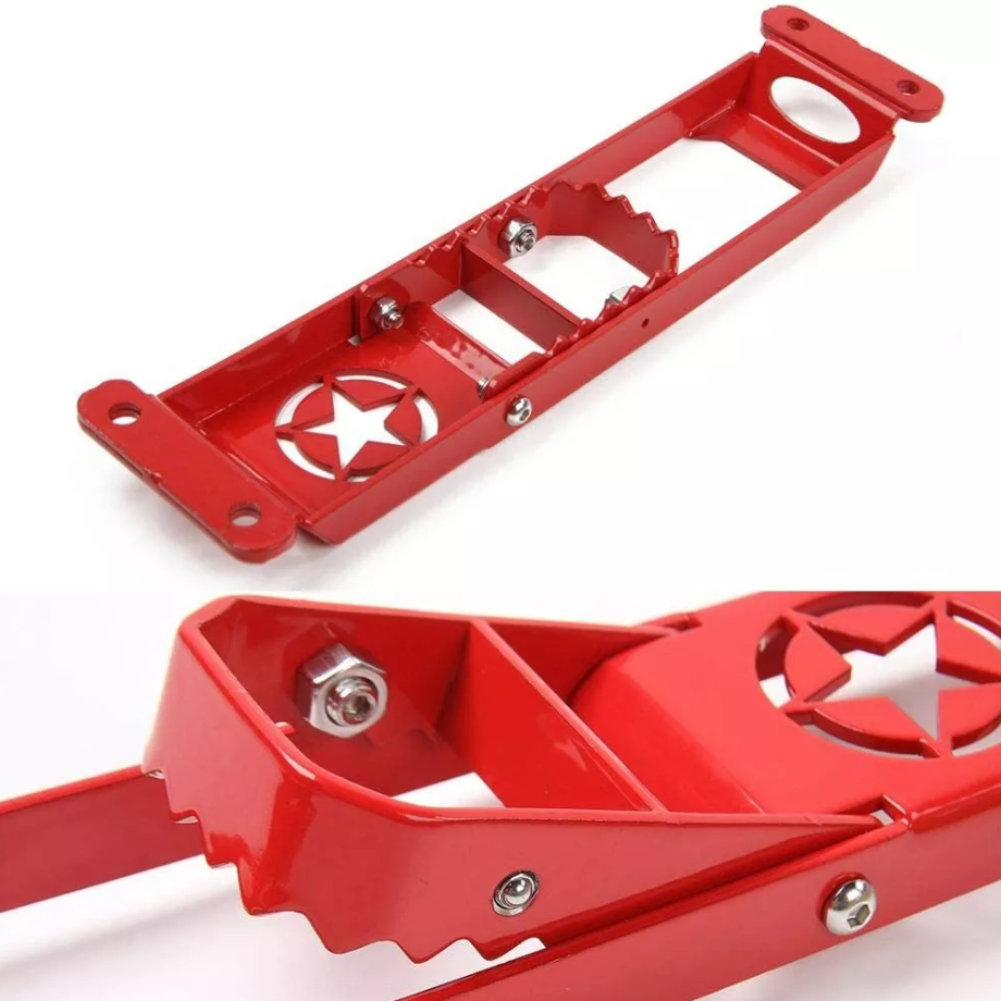 Fit For 2018-2025 Jeep Gladiator JT/JL Red Folding Door Hinge Steps ...