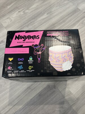 Pampers Ninjamas Disposable Nighttime Underwear Girls, 34 Cnt Size L/XL ...