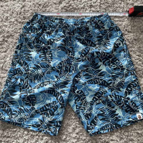 A BATHING APE BAPE Print Swim Board Shorts Blue [EX] Men's Swimwear LTD ...