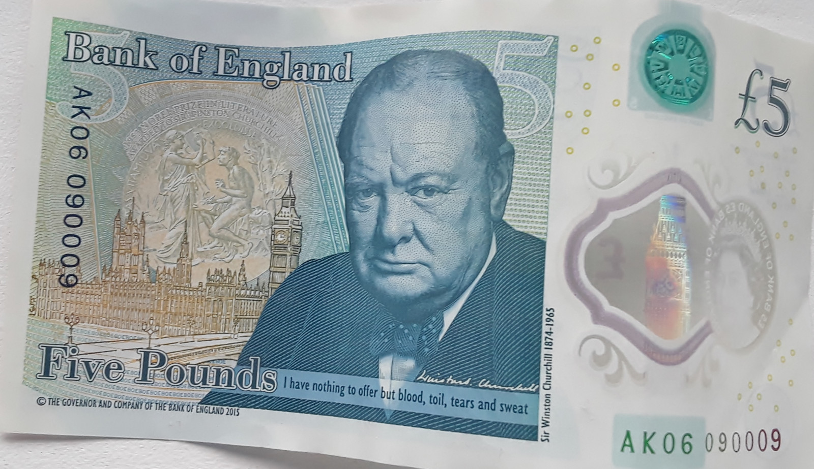 Five pound NEW AK Very Rare 5 pound note SERIAL NUMBER collectors item ...