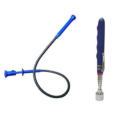 Telescopic magnetic 20lb picker, flexible 4-claw picker. Magnetic pick ...