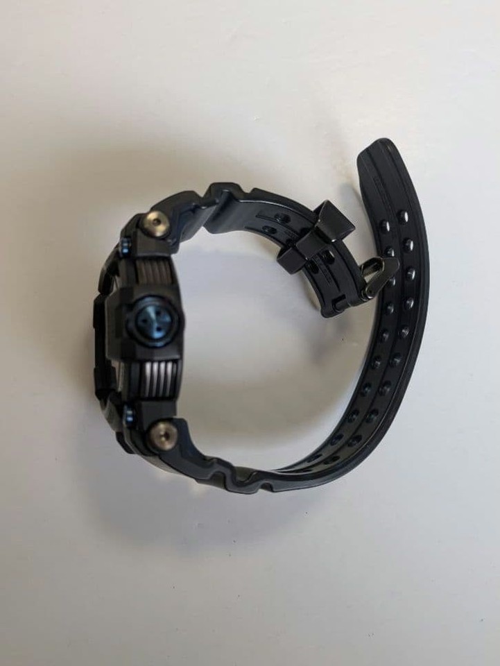 CASIO G-SHOCK GWF-D1000B-1JF Watch Black/Blue Tide Thermometer Compass ...