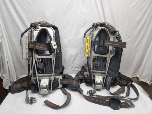 LOT OF 2 SCOTT 4.5 HARNESSES, AIR SUPPLY & PAK-ALERT DISTRESS ALARM | eBay