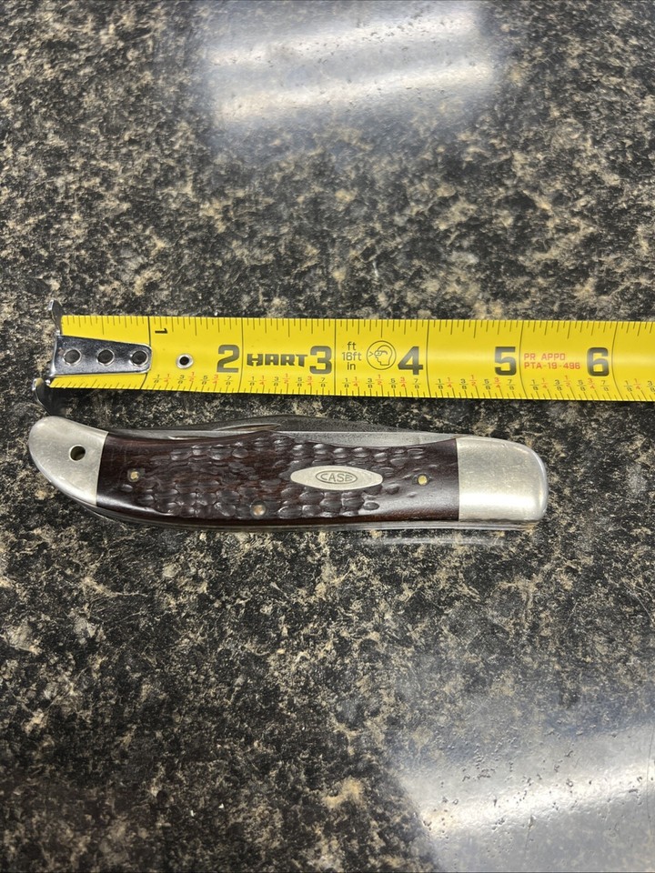 CASE 6265 SAB Folding Hunter, Wood Handles, Used, Vintage Knife | eBay