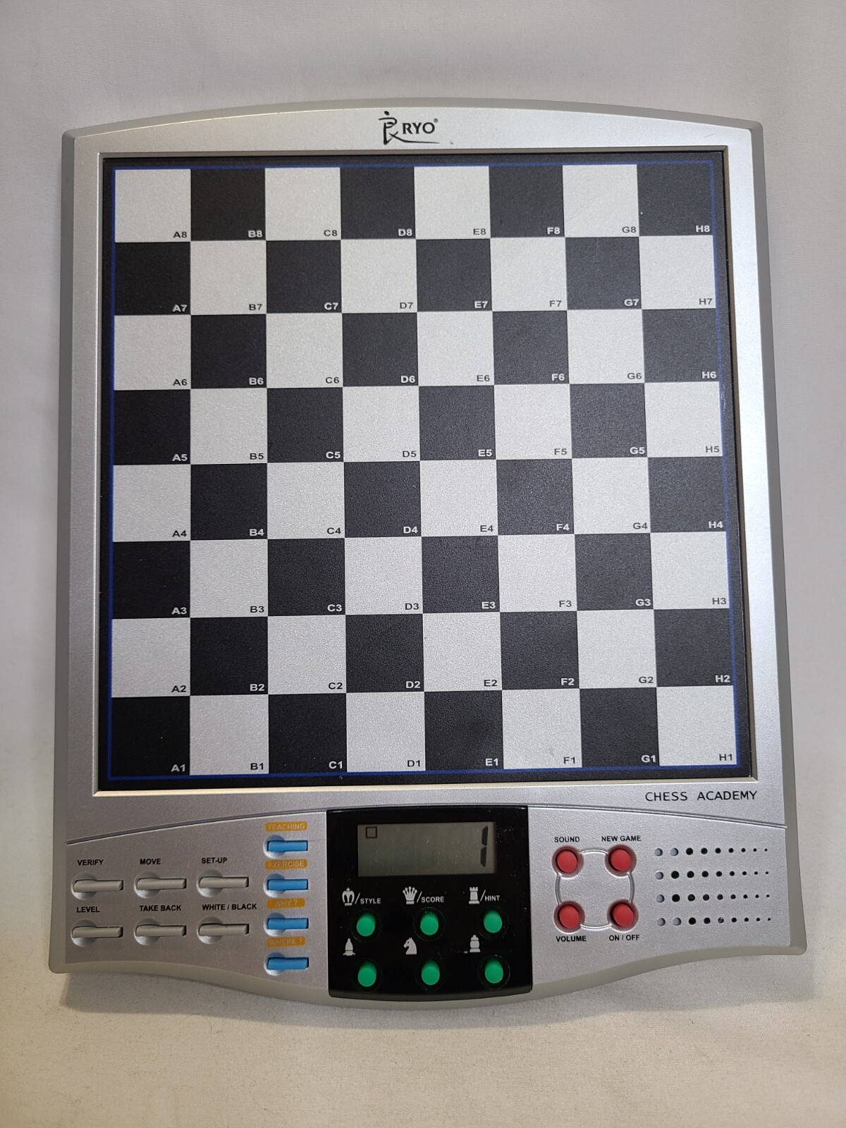 RYO Chess Academy Talking Electronic Computer Chess Set - Tested | eBay