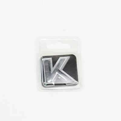 Pilot Automotive Chrome Letter K Peel and Stick Decorative Car Emblem ...