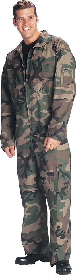 Flight Suit Work Coveralls Air Force Overalls Utility Jump Military ...