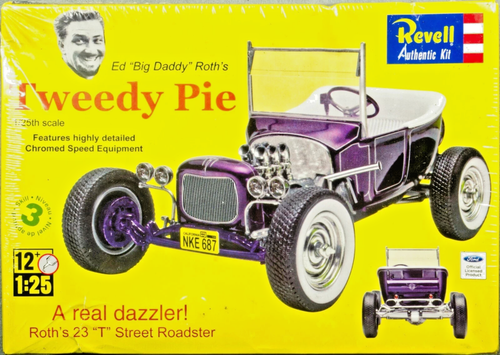 REVELL 1:25 SCALE ED BIG DADDY ROTH " TEWWDY PIE " PLASTIC MODEL KIT 85 ...