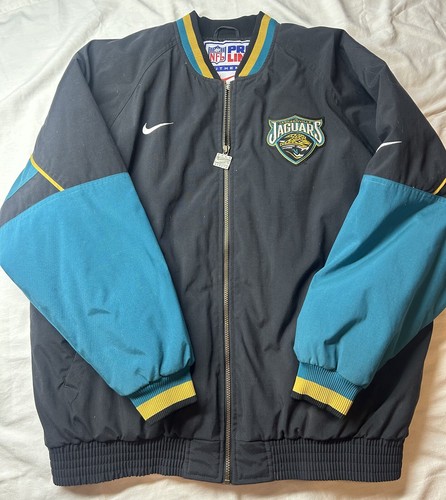 NIKE VINTAGE JACKSONVILLE JAGUARS PROWLER PRO LINE JACKET MENS XL~ RARE ...