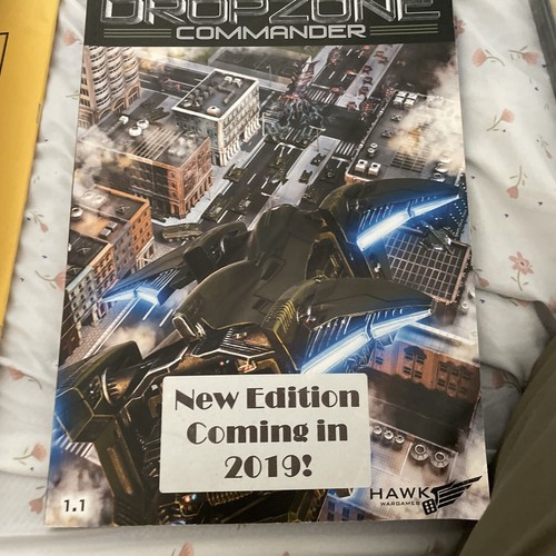 Dropzone Commander Core Rule Book 1st Edition Hawk Wargames | eBay