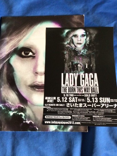 Lady GAGA Japan tour book/promo flyer 2012 | eBay