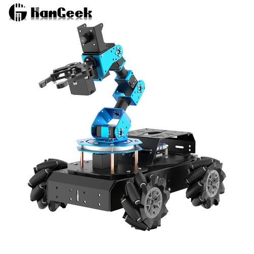 Robot Car 5DOF Robotic Arms Developer Kit with Board for Raspberry Pi ...