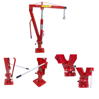 2000LB Pickup Truck Bed Hoist Crane | 1 Ton Swivel Lift Davit Arm Tool ...