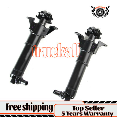 80A955102 PAIR Front Left&Right Headlight Spray Nozzle Fit For Audi Q5 ...