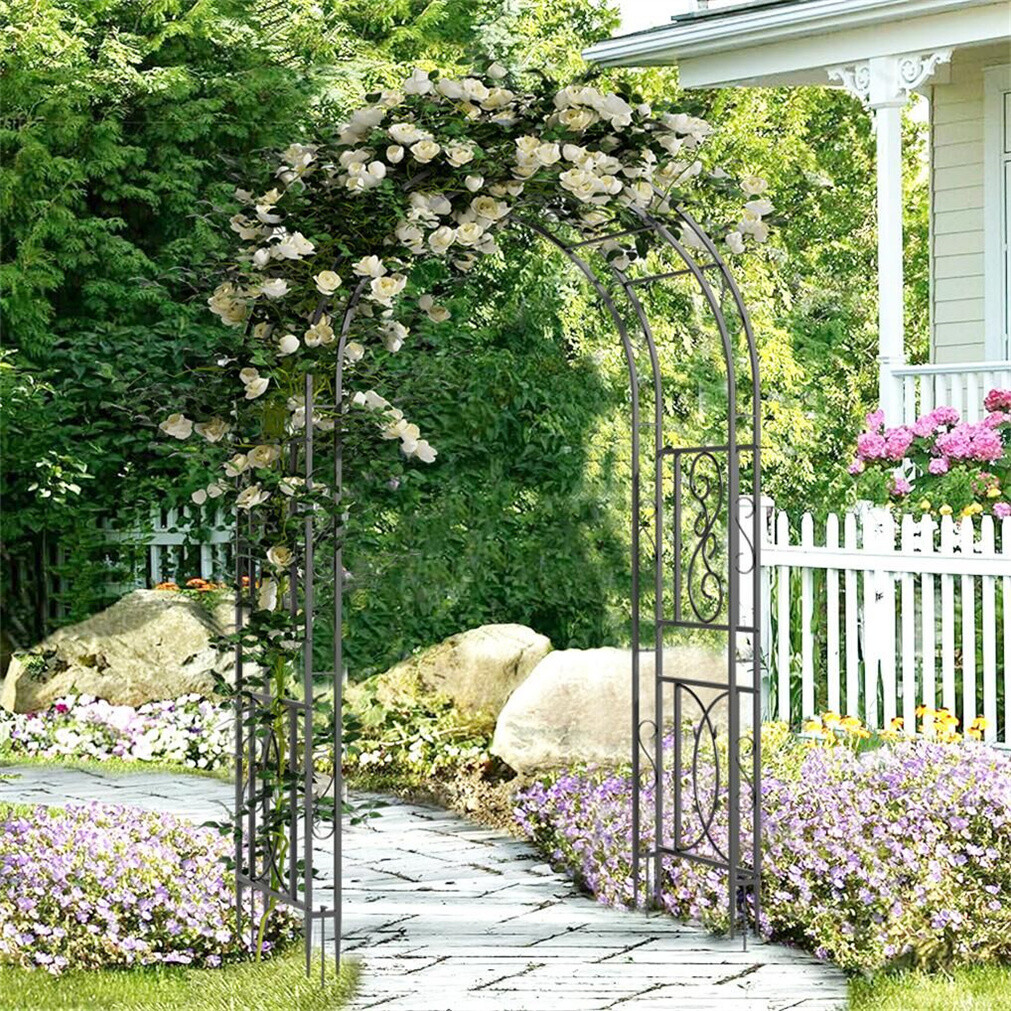Garden Archway With Gate Garden Arbor Ideas: 12 Stylish Designs To