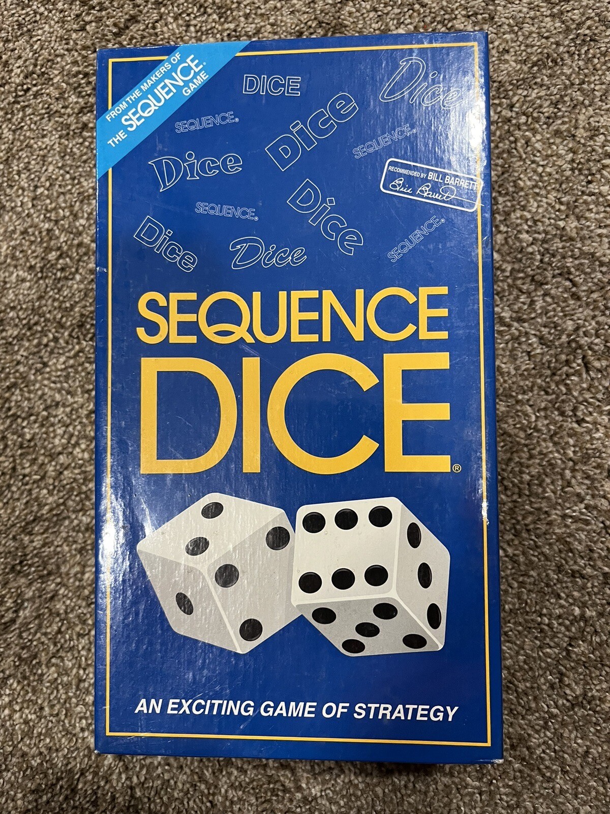Sequence Dice Board Game 1999 Vintage Jax Family New | eBay