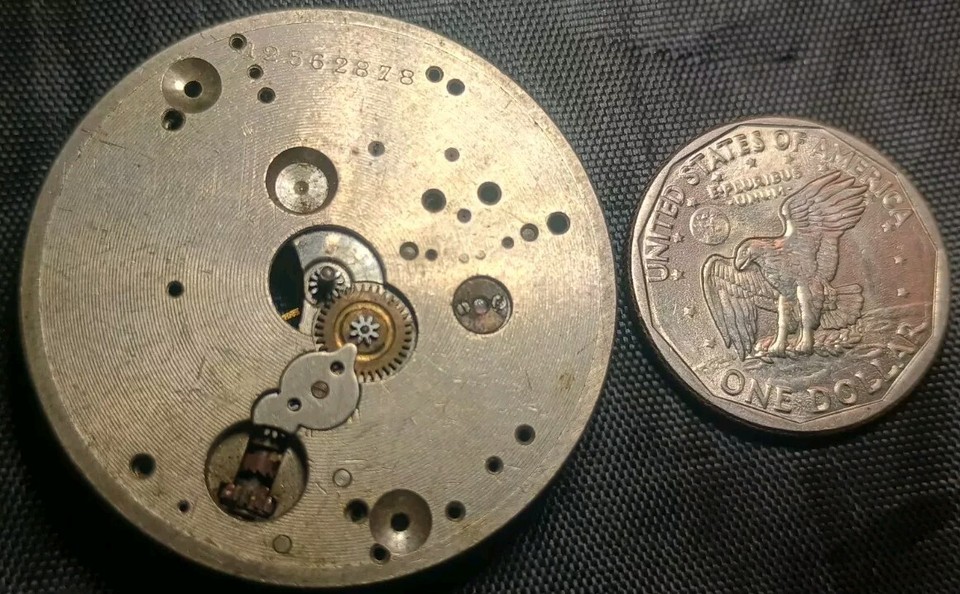 Rare Tacy Watch Co. Admiral Pocket Watch Plate Swiss Movement Plate No ...