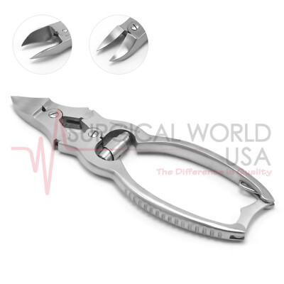 Mycotic Double Action Nail Nipper 6" Cutters Concave Jaws Podiatry ...