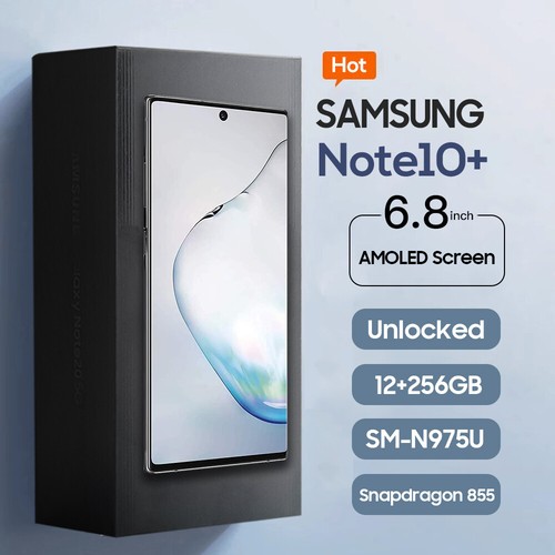 Samsung Galaxy Note10+ SM-N975U - 256GB - Aura Black (AT&T) Single SIM ...