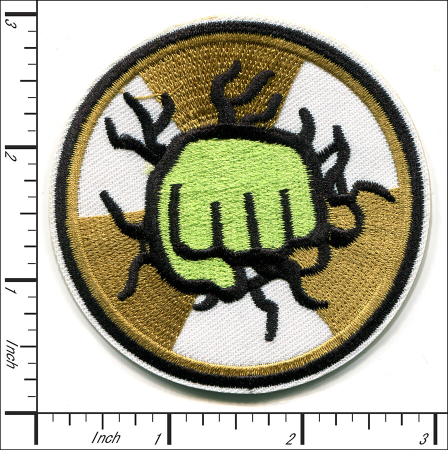 24 Pcs Embroidered Iron on patches Super Hero Green Hulk Fist 73mm ...