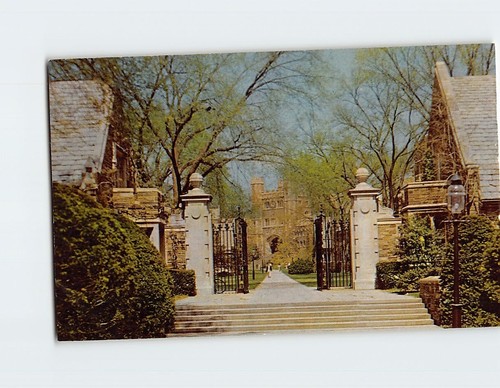 Postcard gateway Between Pyne Hall & Henry Hall Princeton University ...