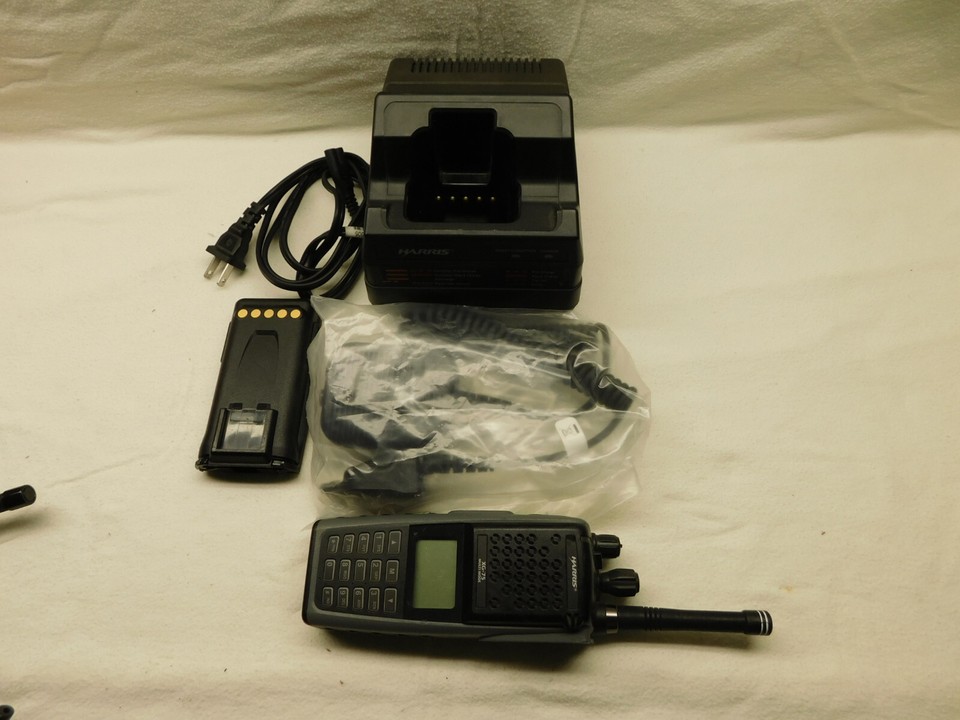 Harris XG-75P UHF 378-470mhz P25 Digital Portable Radio W/AES, DES ...