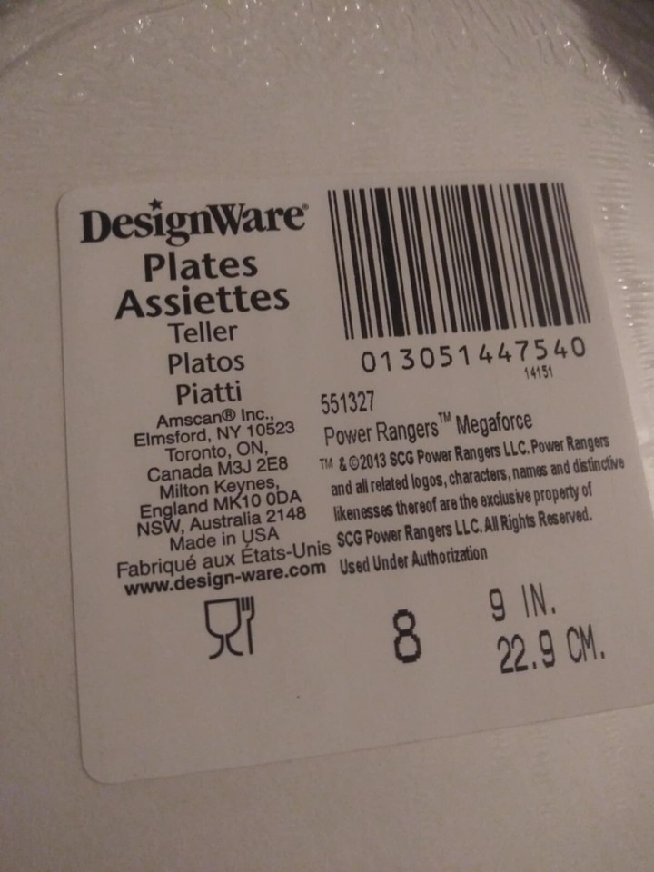 Power Rangers Classic Mighty Morphin MEGAFORCE Birthday Party Dessert ...