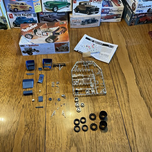 1972 Revell The Rodfather Classic T-bucket Street Roadster Started ...