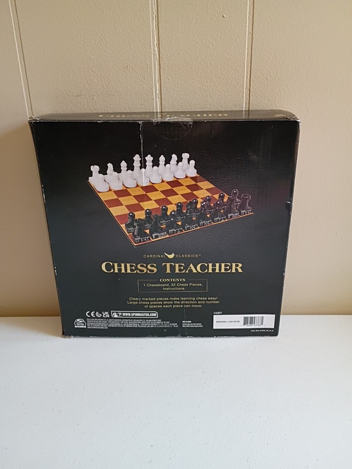 Cardinal Classics Chess Teacher Learn to Play Strategy Board Games for ...