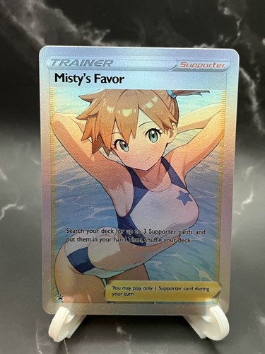 Misty's Favor Goddess Story Pokemon Waifu Trading Card custom - HOLO | eBay