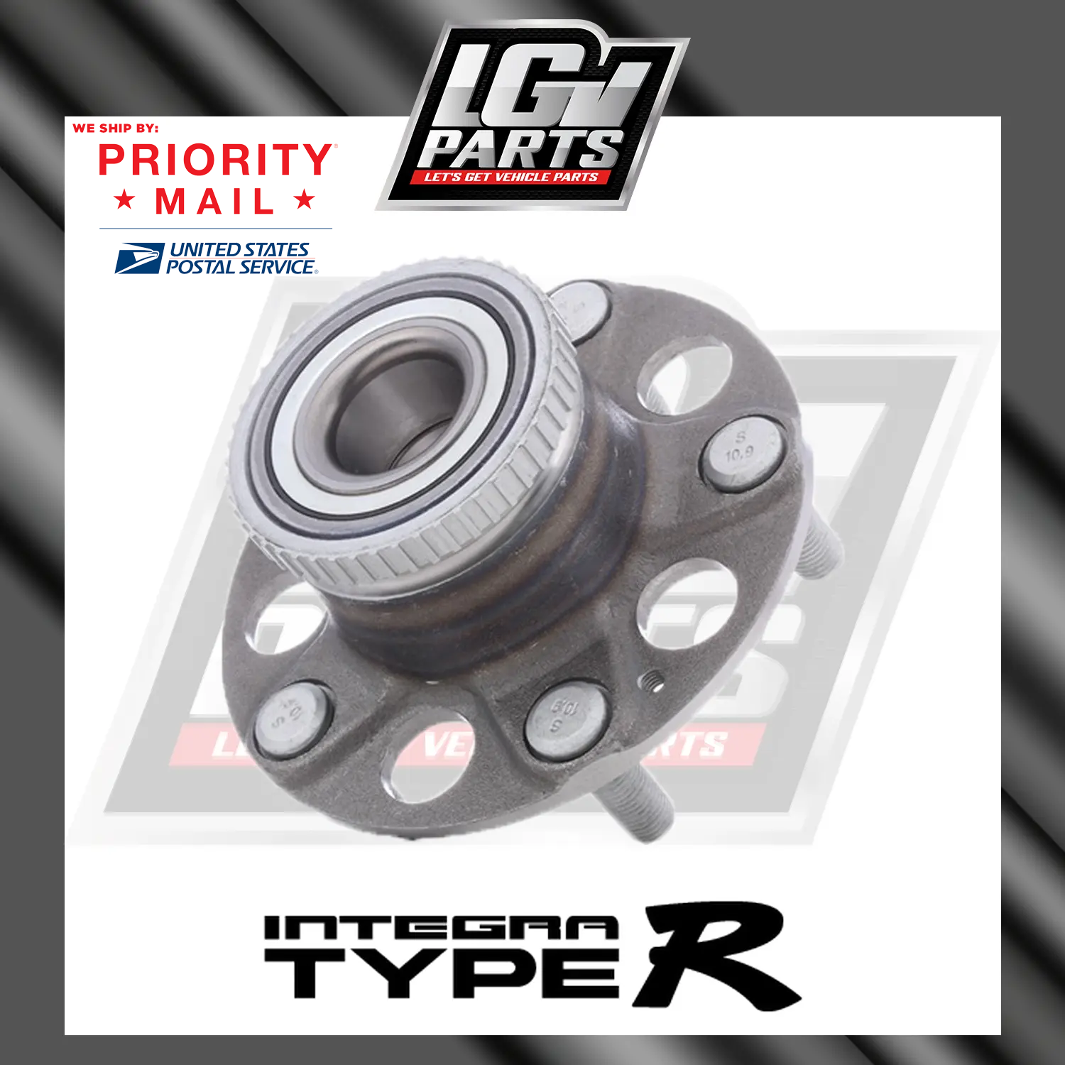NEW REAR WHEEL HUB & BEARING ASSEMBLY FOR 97- 01 ACURA INTEGRA TYPE R 5 ...